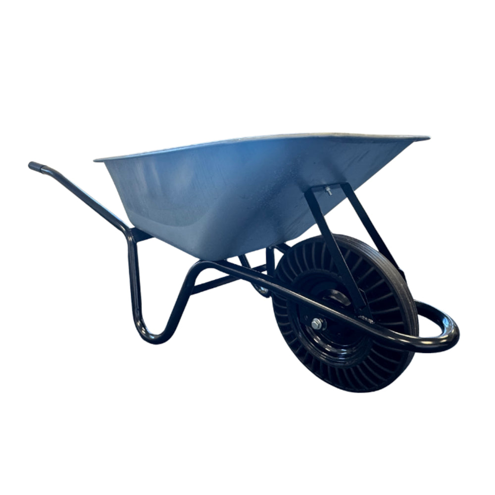 Galvanised Wheelbarrow - 90 Litre - Solid Tyre – TSE Supply