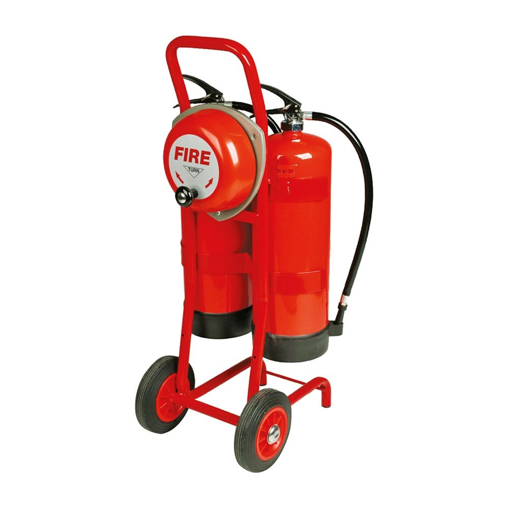 Double Fire Trolley c/w Rotary Hand Bell – TSE Supply