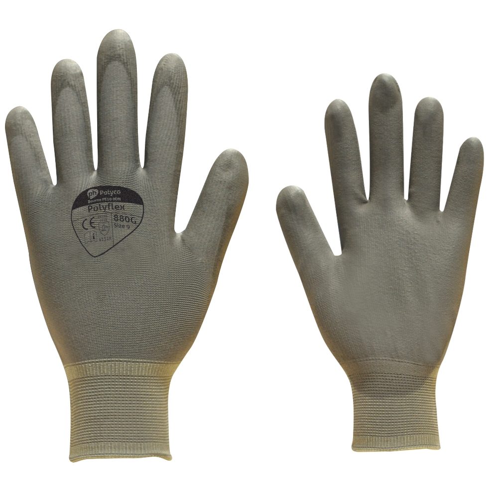 Polyco Polyflex Grey Glove – TSE Supply