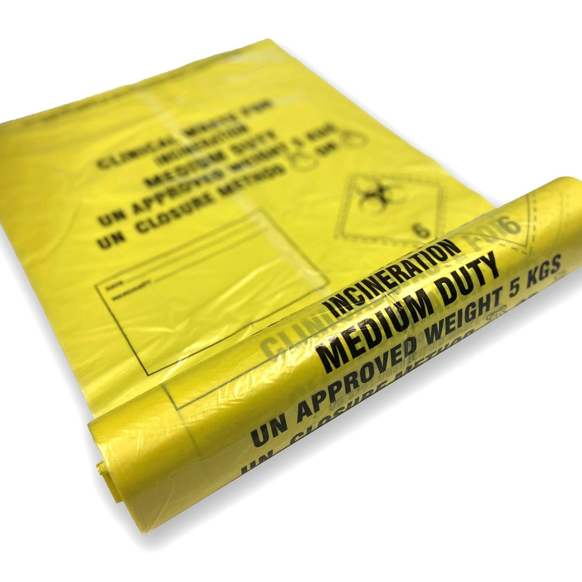 Clinical Waste Sacks - 80 Litre - Yellow - Box 200 – TSE Supply